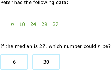 IXL | Mean, median and mode: find the missing number | Grade 5 math