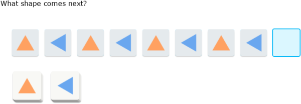 IXL | Find the next shape in a repeating pattern | Grade 2 math