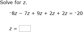 IXL | Solve equations involving like terms | Grade 7 math