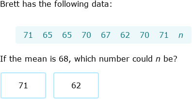 IXL | Mean: find the missing number | Grade 5 math