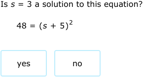 IXL | Does x satisfy the equation? | Grade 9 math