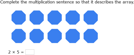 IXL | Write multiplication sentences for arrays | Grade 3 math