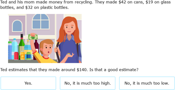 IXL | Two-step word problems: identify reasonable answers | Grade 3 math