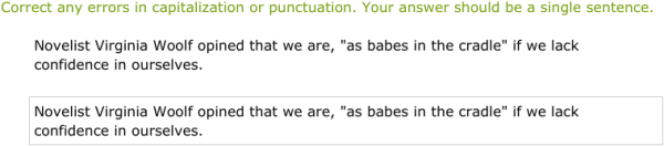 IXL | Formatting quotations and dialogue | Grade 12 English language arts