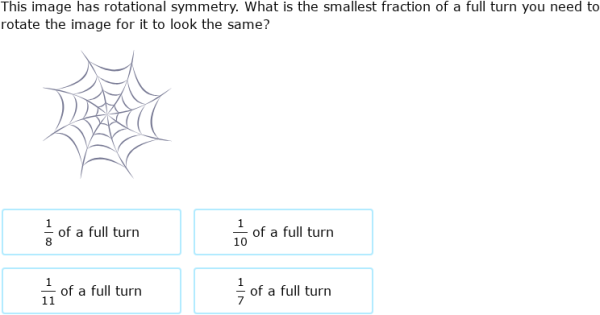 IXL | Rotational symmetry | Grade 5 math