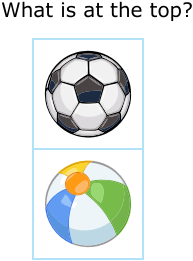 IXL | Top and bottom | Jr. kindergarten math