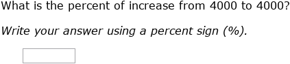 IXL | Percent of change | Grade 9 math