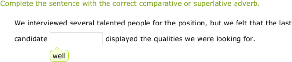 IXL | Well, better, best, badly, worse and worst | Grade 7 English ...