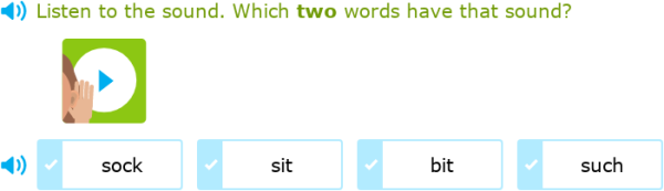 IXL | Which two words have the same ending? | Kindergarten English ...