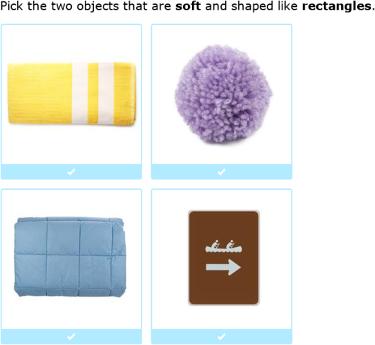 IXL | Classify objects by shape, colour, material and texture | Grade 1 ...