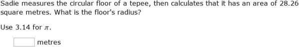 IXL | Circles: word problems | Grade 7 math