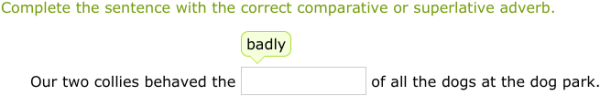 IXL | Well, better, best, badly, worse and worst | Grade 8 English ...
