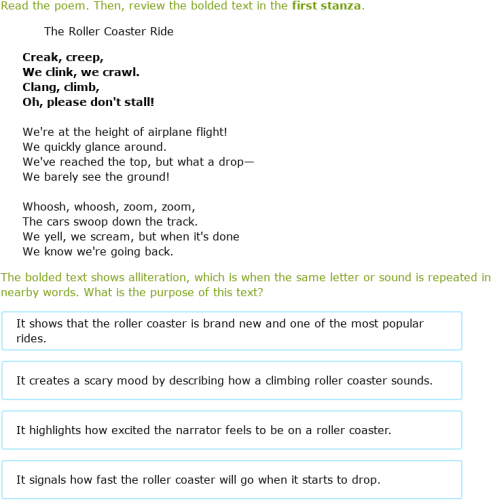 IXL | Read poetry | Grade 4 English language arts