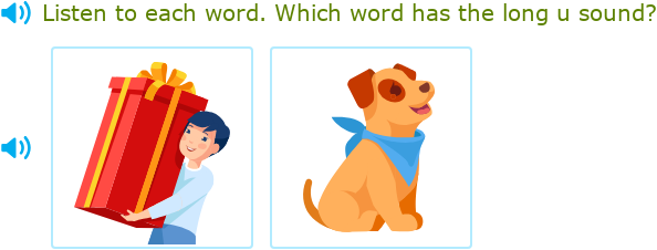 IXL | Find the long u word | Kindergarten English language arts