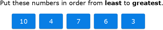 IXL | Put numbers up to 10 in order | Kindergarten math