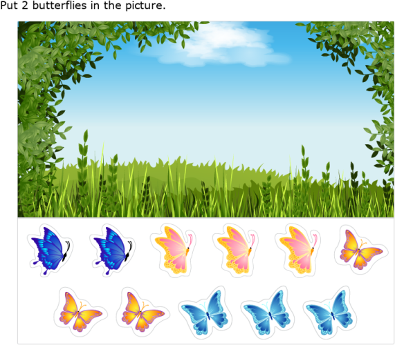 IXL | Count using stickers - up to 10 | Kindergarten math