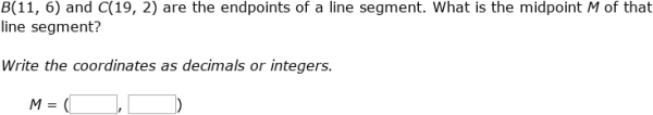 IXL | Midpoints | Grade 10 math