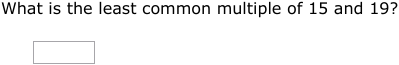 IXL | Least common multiple | Grade 5 math