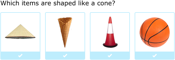 IXL | Shapes of everyday objects I | Kindergarten math