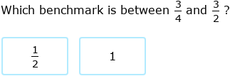 IXL | Benchmark fractions | Grade 5 math