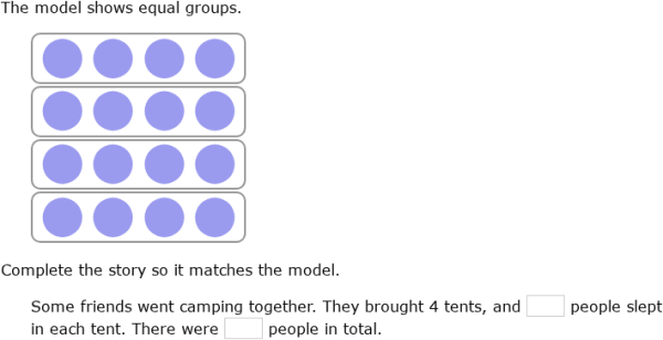 IXL | Write stories involving repeated addition - sums to 25 | Grade 2 math