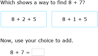 IXL | Make ten to add | Grade 2 math