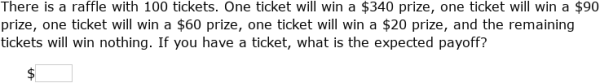 IXL | Expected values for a game of chance | Grade 12 math
