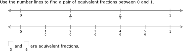 IXL | Find equivalent fractions using number lines | Grade 4 math