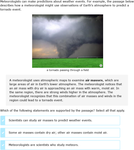 IXL | Explore air masses | Grade 6 science