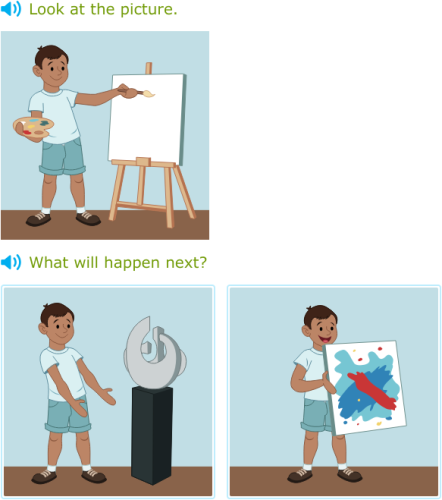 IXL | What will happen next? | Grade 1 English language arts
