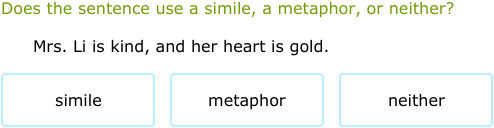 IXL | Identify similes and metaphors | Grade 5 English language arts