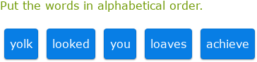 IXL | Order alphabetically based on the first three letters | Grade 4 ...