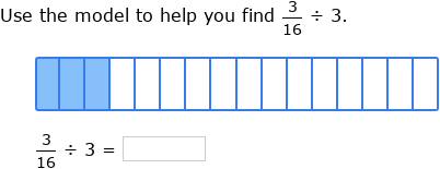 IXL | Divide fractions by whole numbers using models | Grade 6 math