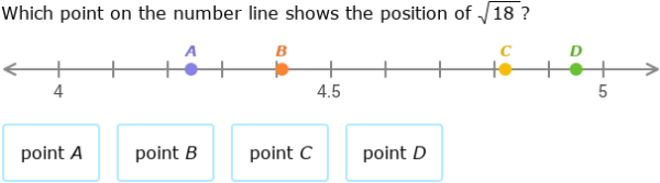 IXL | Irrational numbers on number lines | Grade 8 math