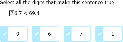 IXL | Compare decimal numbers up to thousandths | Grade 5 math