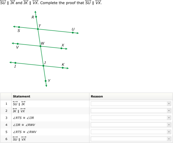 IXL | Proofs involving parallel lines II | Grade 11 math