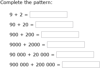 IXL | Addition patterns over increasing place values | Grade 3 math