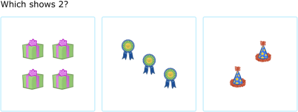 IXL | Represent numbers - up to 5 | Kindergarten math