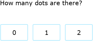IXL | Count dots - 0 to 5 | Kindergarten math