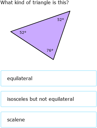IXL | Classify triangles | Grade 6 math