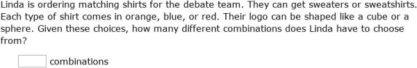 IXL | Combinations | Grade 3 math