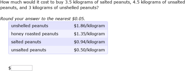 IXL | Unit prices: find the total price | Grade 7 math