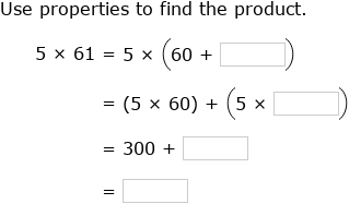 IXL | Multiply using properties | Grade 5 math