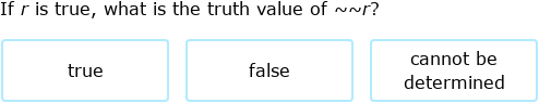 IXL | Truth values | Grade 11 math