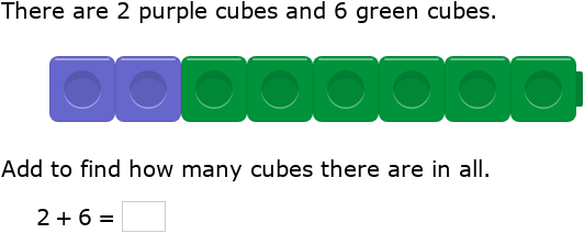 IXL | Add with cubes - sums up to 10 | Kindergarten math