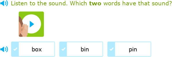 IXL | Which two words have the same ending? | Jr. kindergarten English ...