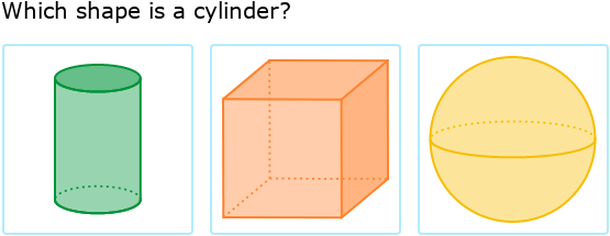 IXL | Cylinders | Jr. kindergarten math