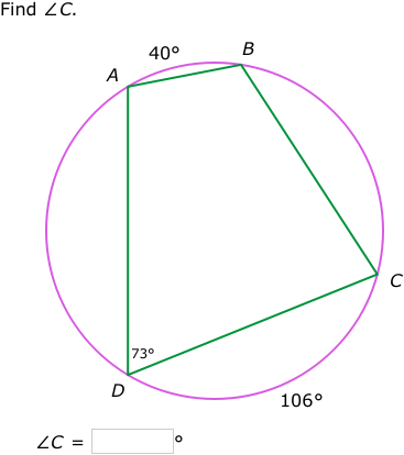 IXL | Angles in inscribed quadrilaterals II | Grade 9 math