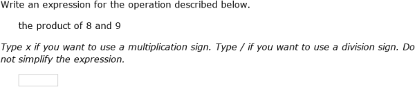 IXL | Write numerical expressions: one operation | Grade 4 math