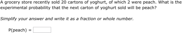 IXL | Experimental probability | Grade 9 math
